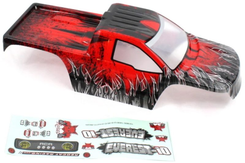 Body Redcat Racing Rock Crawler Rojo Escala 1 a 10 - Hobby Models