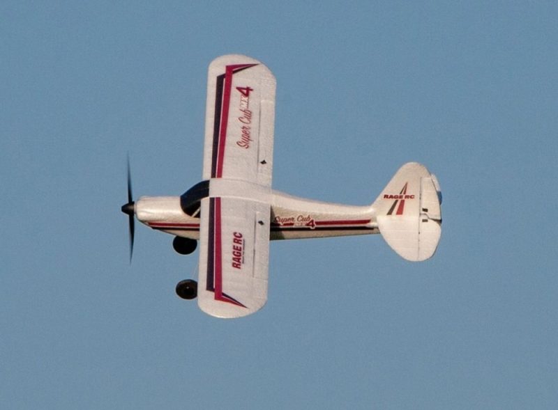 Rage RC Super Cub MX4 Micro EP RTF Avión con Pilot Assist - Hobby Models