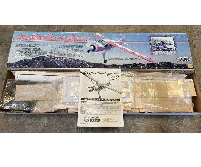 GLOBAL DEHAVILLAND DHC 2 BEAVER VINTAGE BALSA MODELO DE AVION KIT WS 64 ...